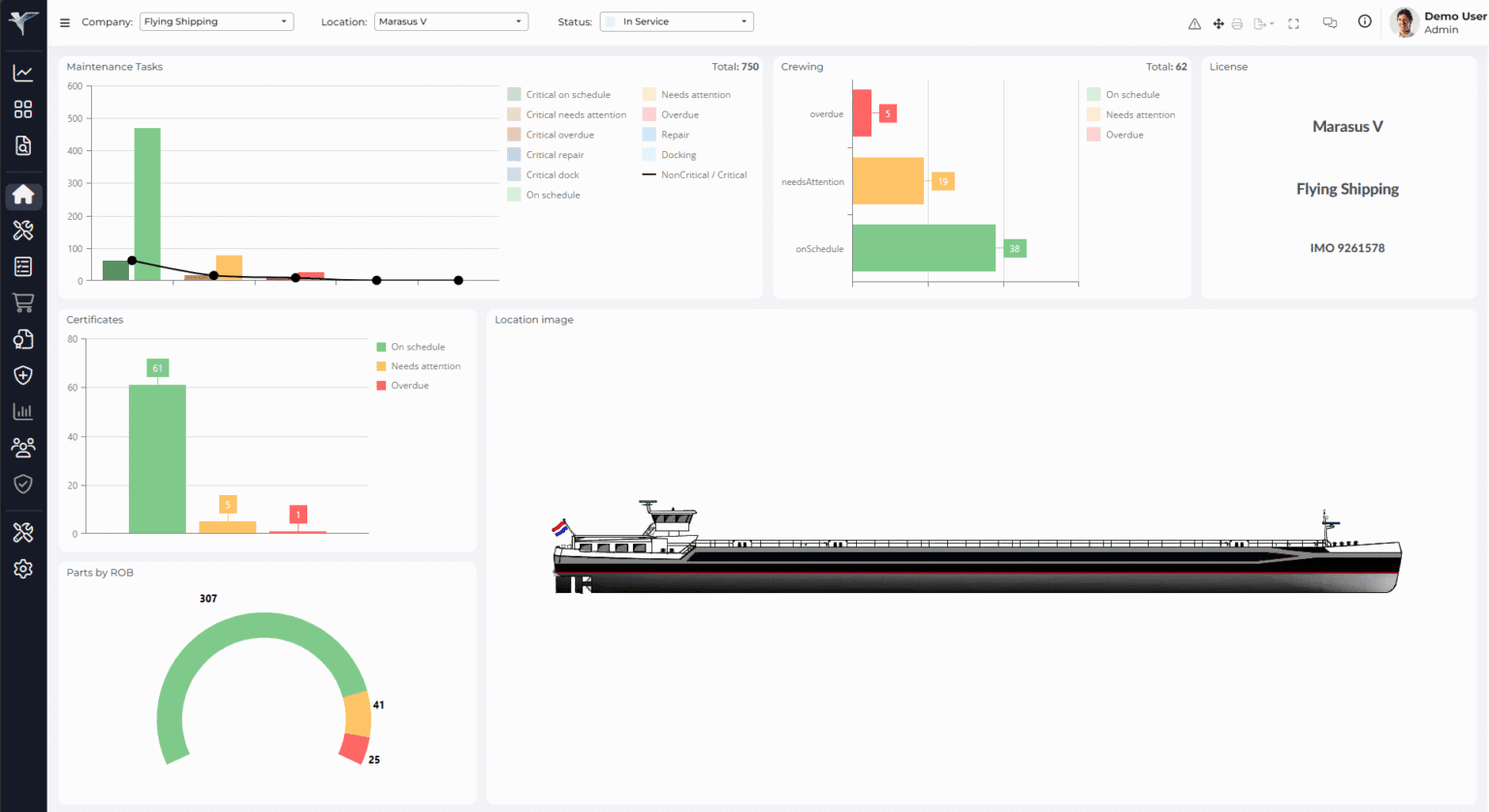 Inland - Marad - Maritime Fleet Management Software