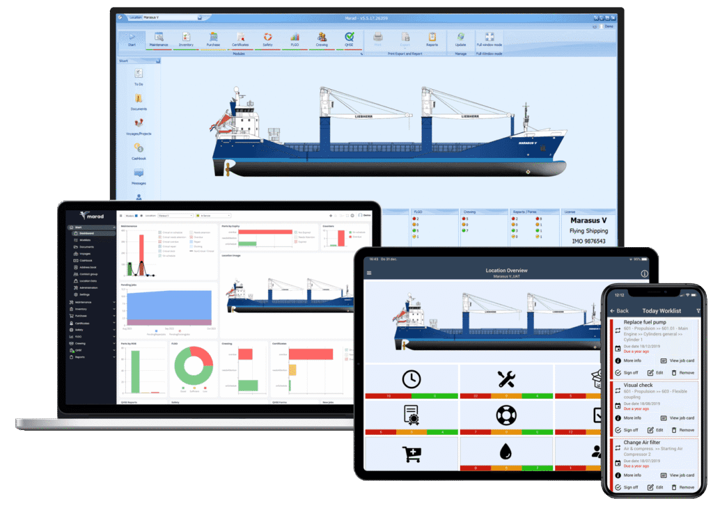 Product - Marad - Maritime Fleet Management Software